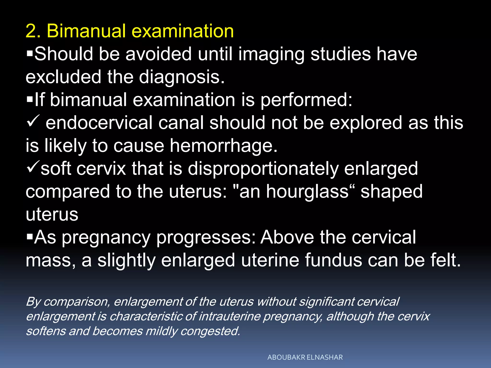 Cervical pregnancy | PDF