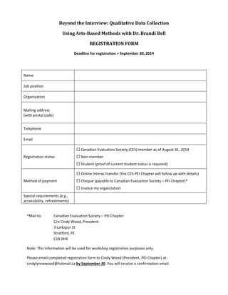 Beyond the Interview: Qualitative Data Collection Using Arts-Based ...