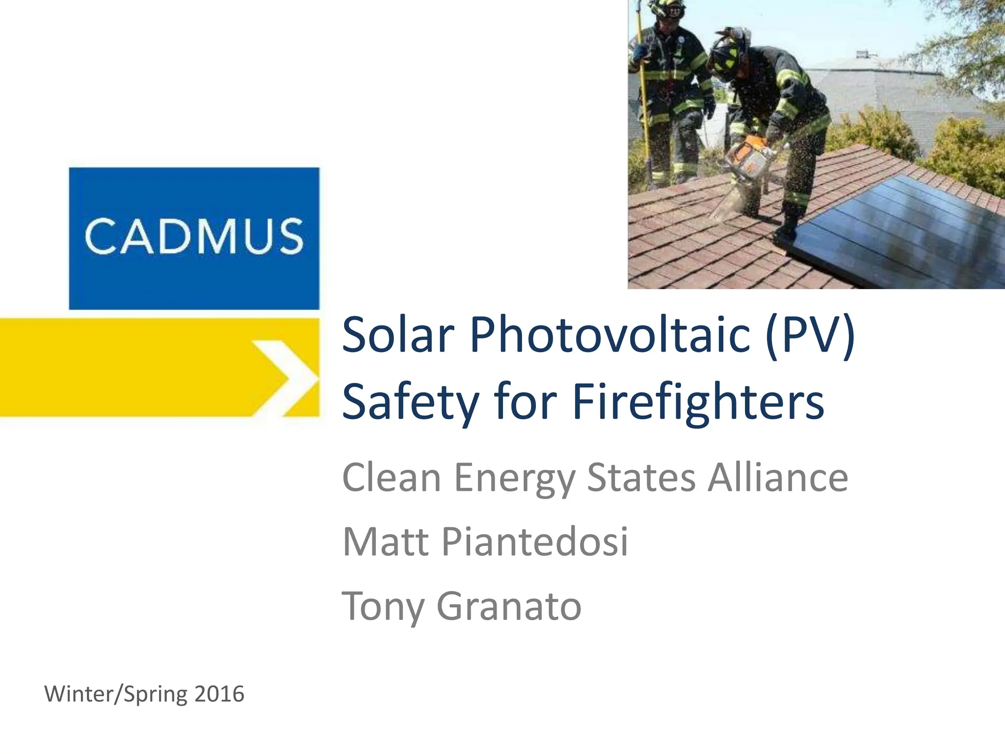 CESA-Solar Photovoltaic (PV) Fire Safety Training Slides.pptx