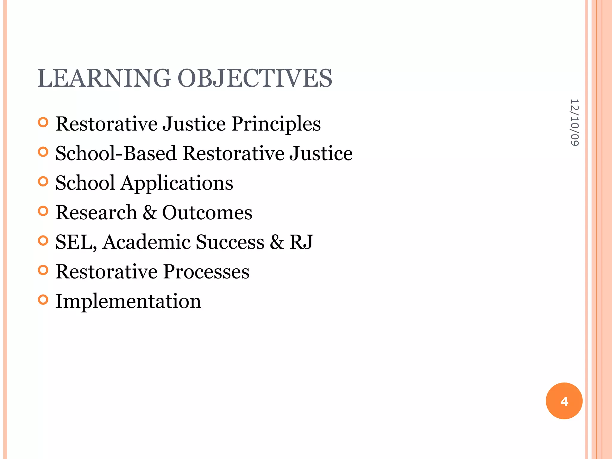 School-based Restorative Justice | PPT