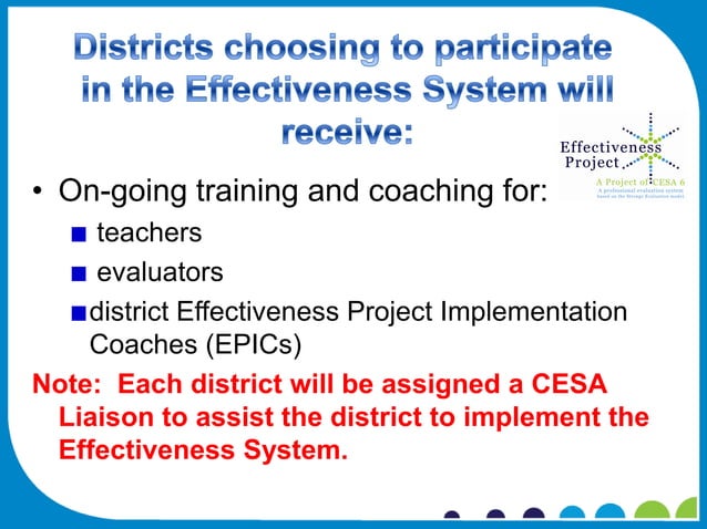 Cesa 6 Effectiveness Project Ppt