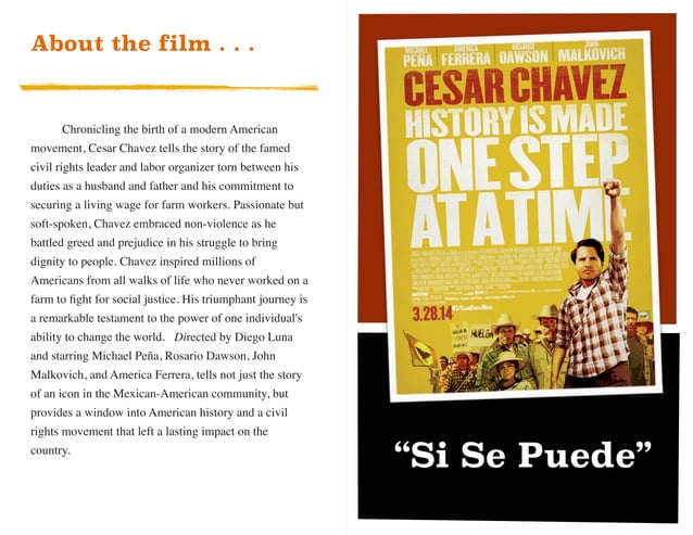 Cesar Chavez Movie Guide | PPT