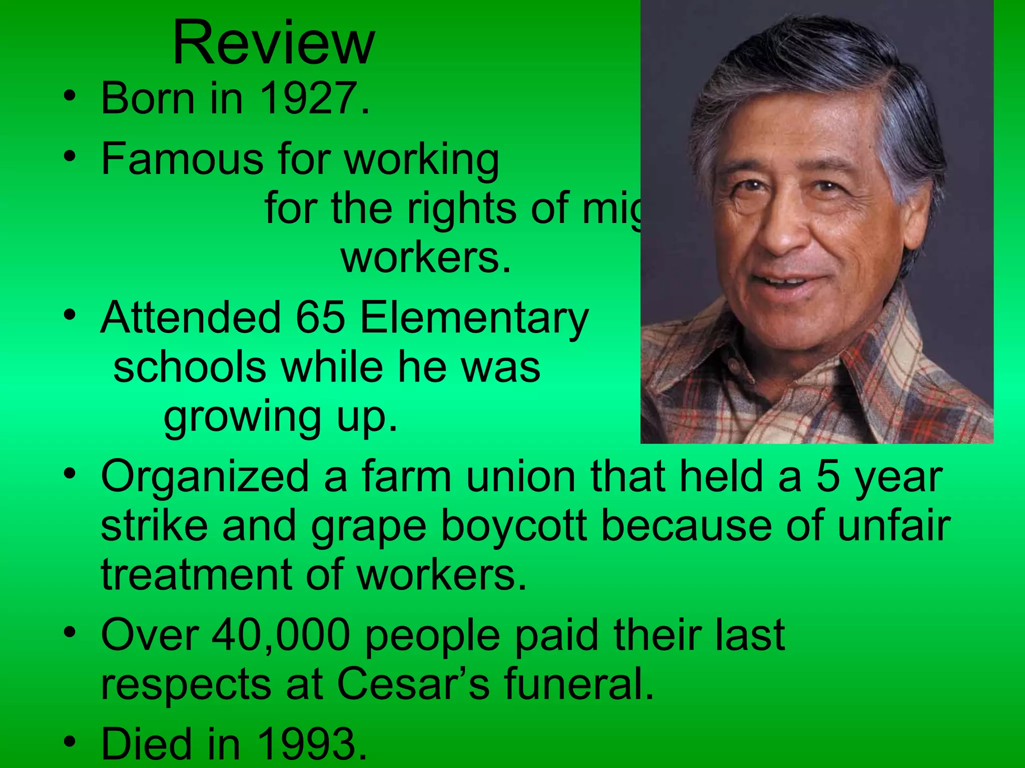 Cesar Chavez | PPT