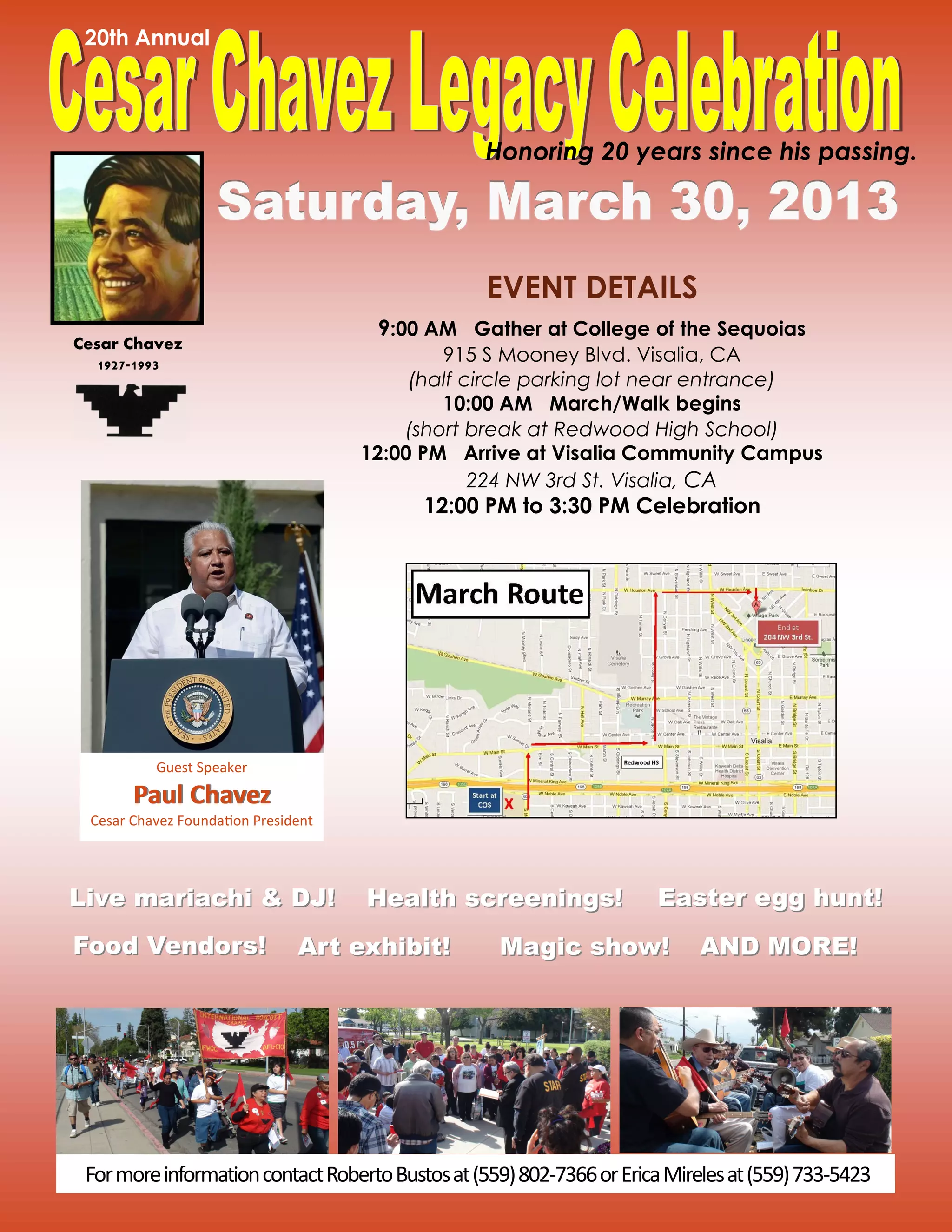 Cesar chavez flyer 2013 kings county | PDF