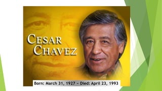 Cesar Chavez (by Mingyu Kang) | PPT