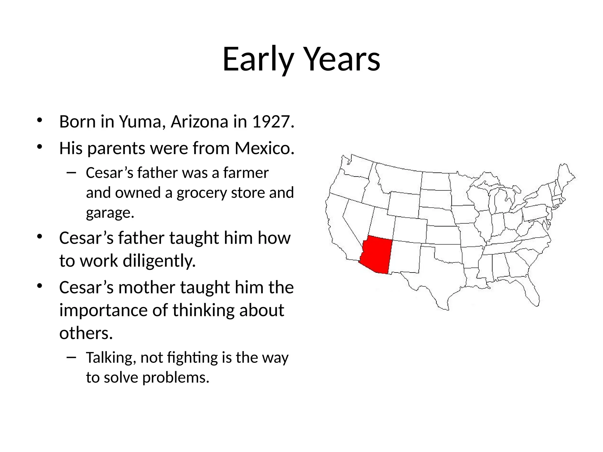 Cesar Chavez Power Point Edjucation on His life and lagacy | PPTX