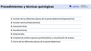 Cesarea Abdominal | PPTX