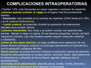 OBSTETRICIA DE LA CESARIA - PROCEDIMIENTOS DE CIRUGIA | PPT
