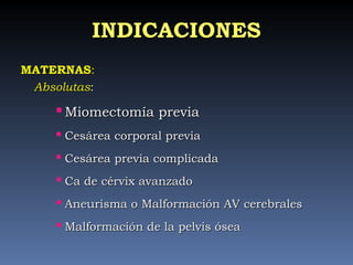 OBSTETRICIA DE LA CESARIA - PROCEDIMIENTOS DE CIRUGIA | PPT