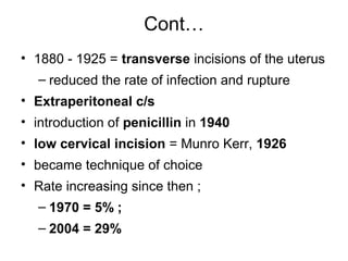 Cesarean delivery | PPT