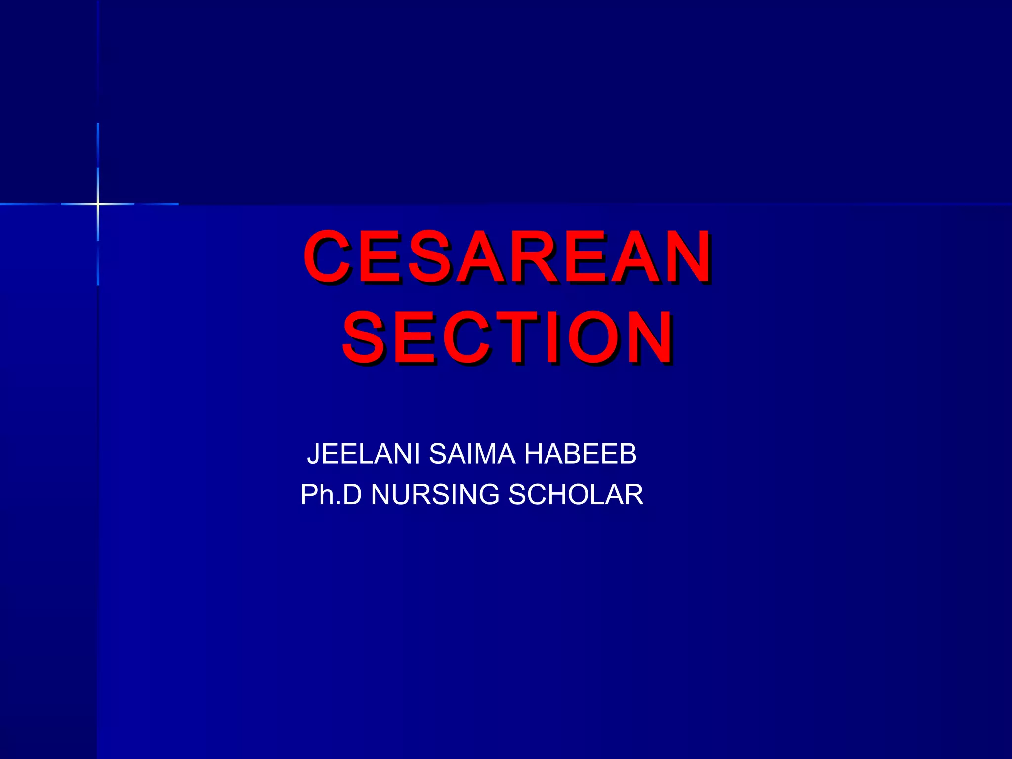 Cesarean section | PPT