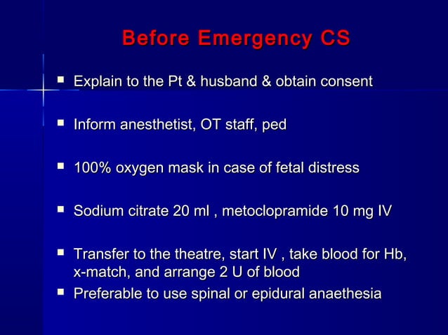 Cesarean section | PPT