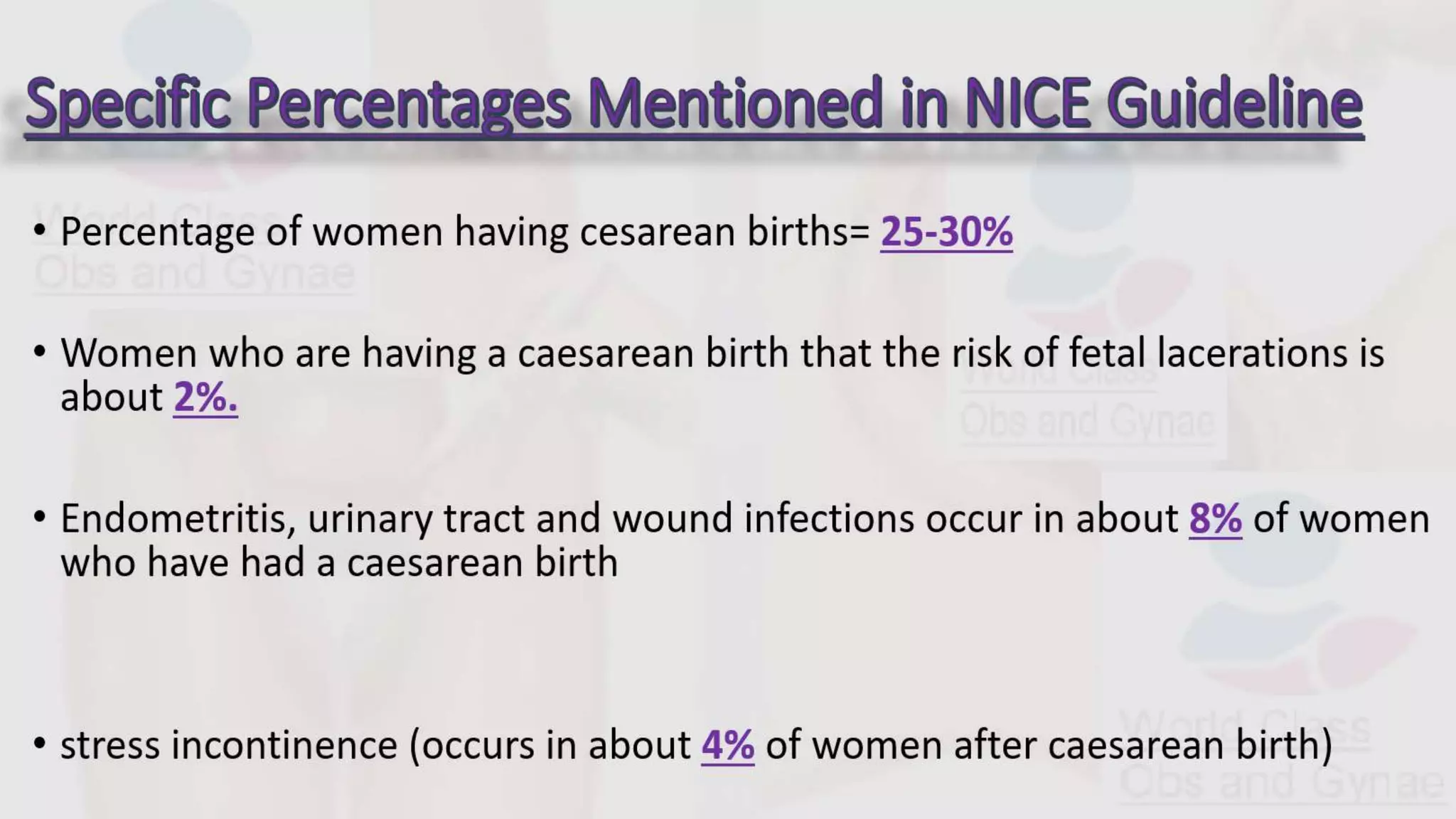 Cesarean section, NICE Guideline 2021 explained on PPT | PPTX