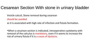 Cesarean section and associated surgeries from the same incision | PPT