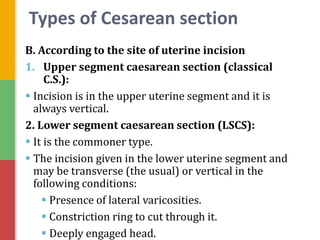 Cesarean section@DrJB | PPTX
