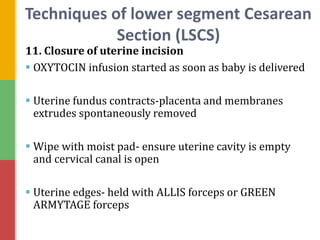 Cesarean section@DrJB | PPTX