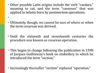 Cesarean section@DrJB | PPTX