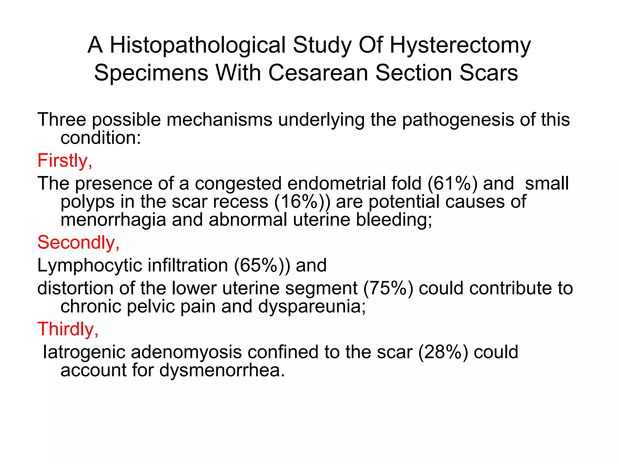 Cesareansectionscardefects | PPT