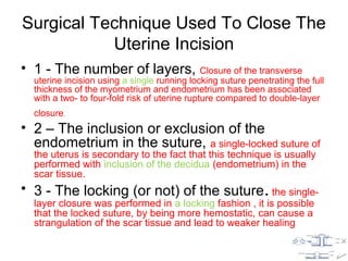 Cesareansectionscardefects | PPT