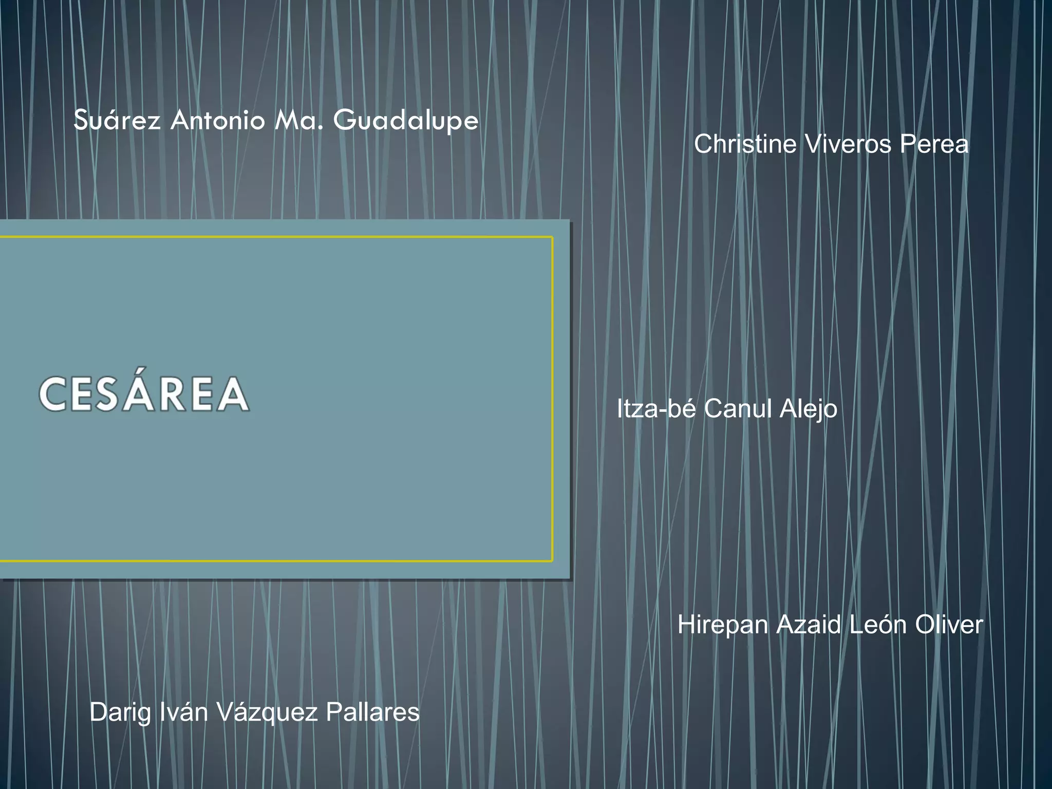Cesárea, Técnica Quirúrgica. | PPT