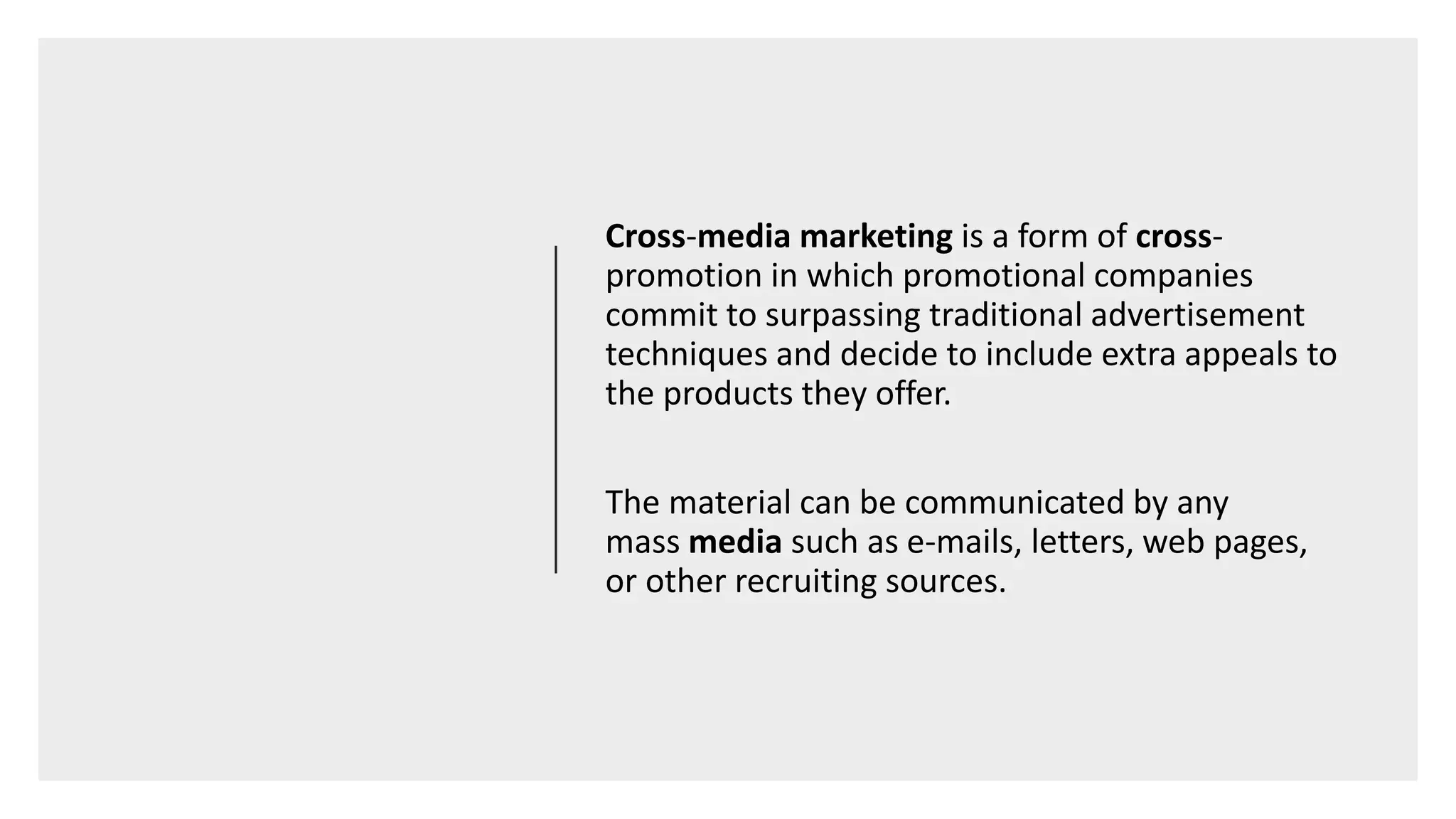 Cross-Media Marketing Strategies 2017 | PPT