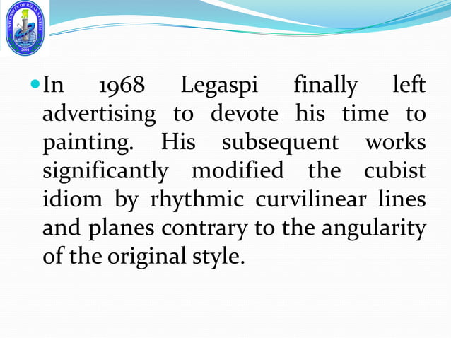 Cesar Torrente Legaspi | PPTX | Modern Art | Fine Art