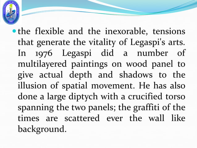 Cesar Torrente Legaspi | PPTX | Modern Art | Fine Art