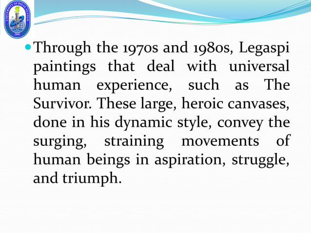 Cesar Torrente Legaspi | PPTX | Modern Art | Fine Art