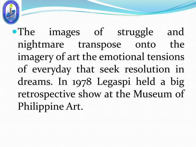 Cesar Torrente Legaspi | PPTX | Modern Art | Fine Art