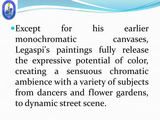 Cesar Torrente Legaspi | PPTX | Modern Art | Fine Art