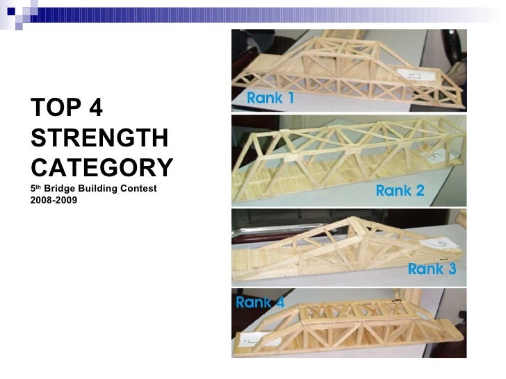 CES Bridge Building Rules & Tips 2010