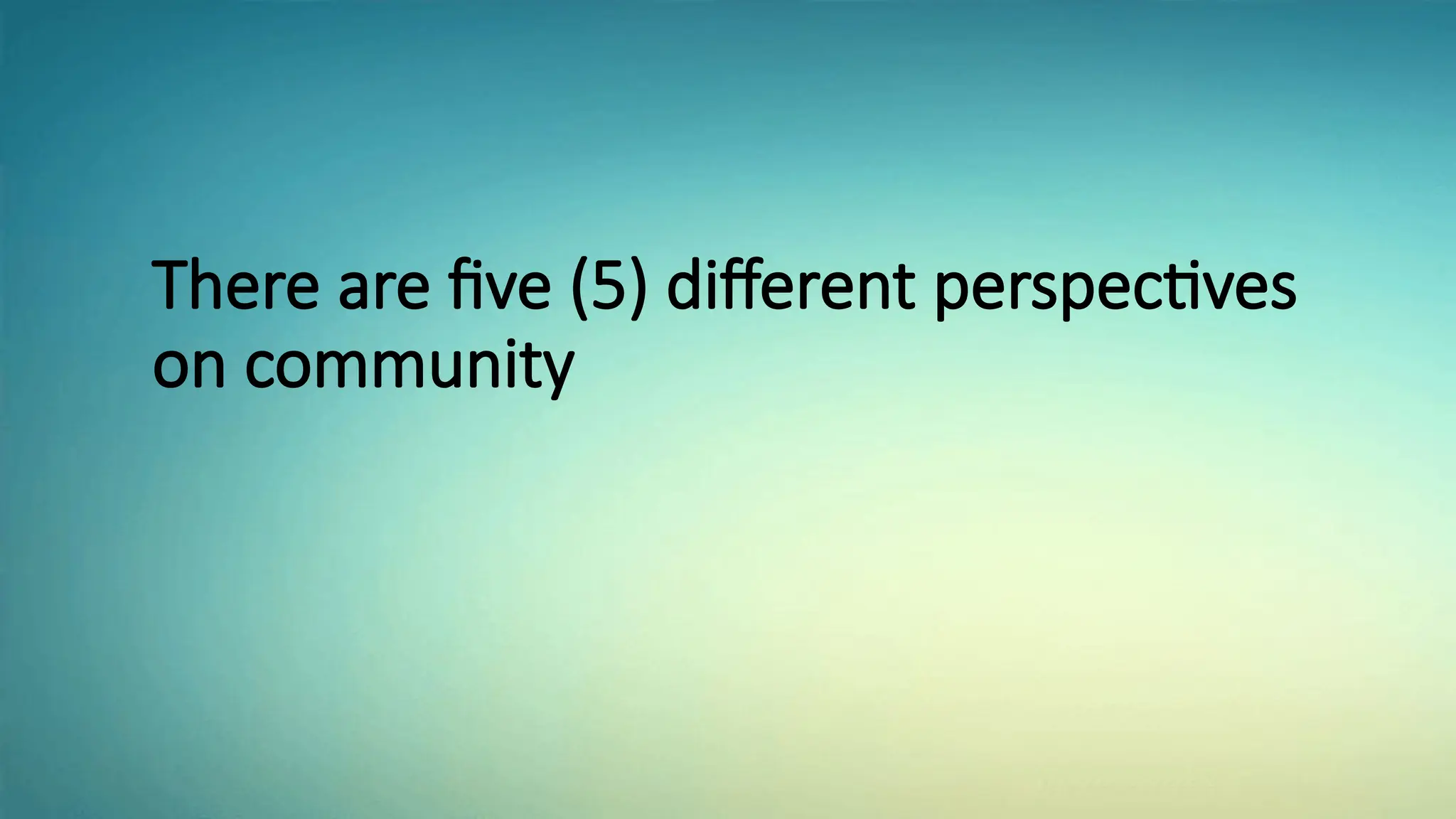 CESC-LESSON-3.pptx community perspective | PPTX
