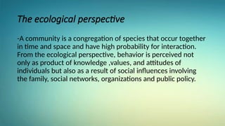 CESC-LESSON-3.pptx community perspective | PPTX