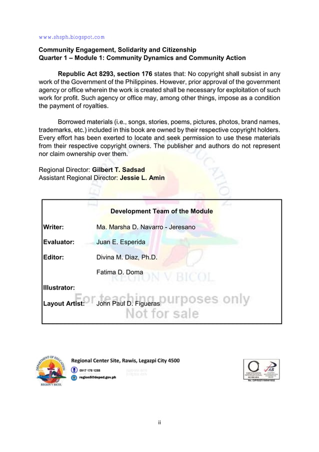 CESC Module 1.pdf | Business | Business and Finance