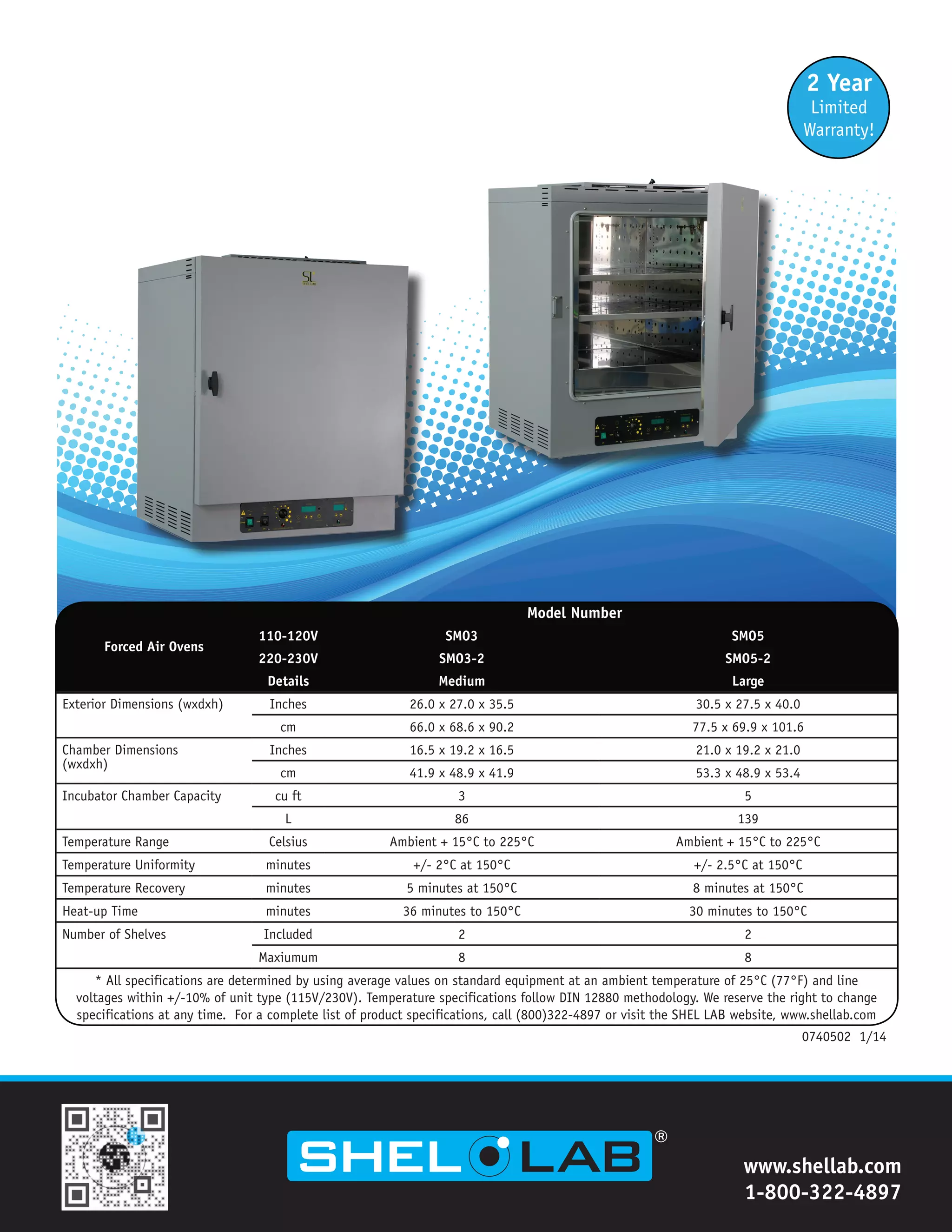 General Purpose Forced Air Ovens - SMO1, SMO3, SMO5 | PDF | Desserts and Baking | Food & Drink