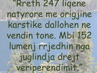 Ceshtjet mjedisore ujore | PPT