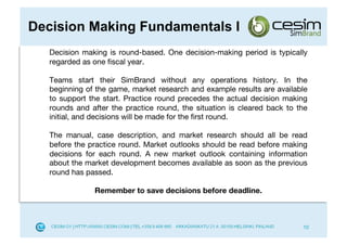 Cesim Sim Brand Introduction | PPT