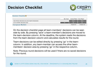 Cesim Sim Brand Introduction | PDF