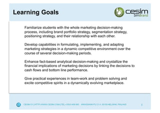 Cesim Sim Brand Introduction | PDF