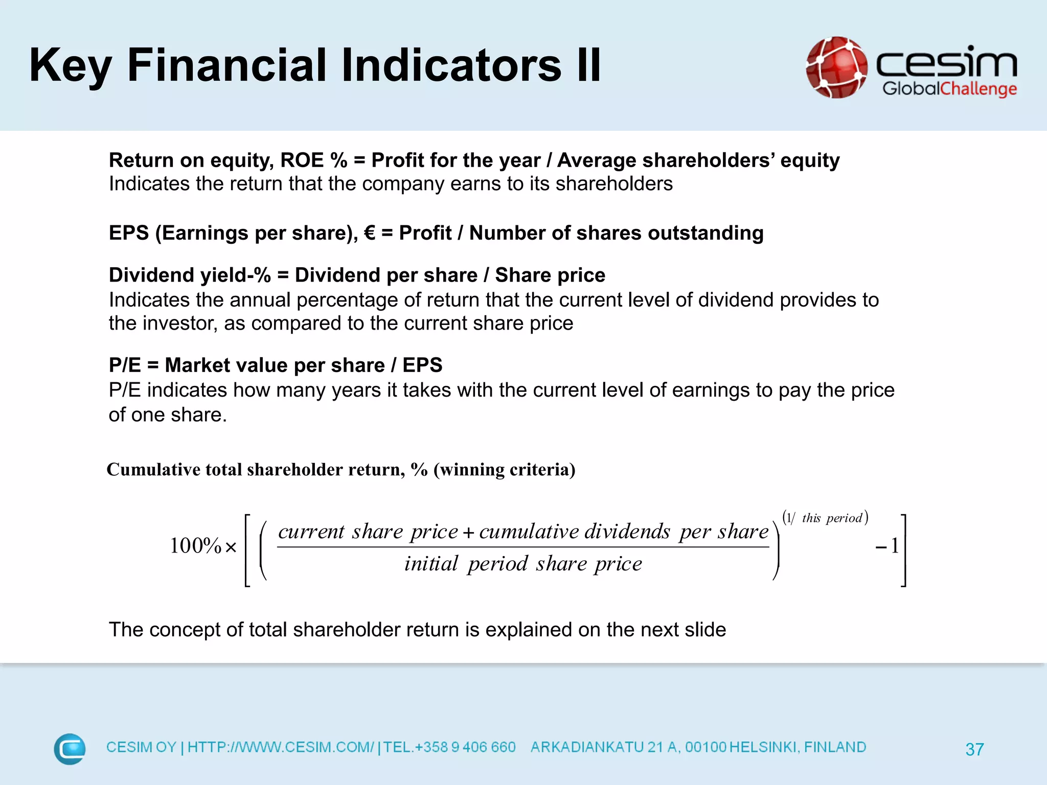 Cesim Global Challenge International Business Simulation and Strategy ...
