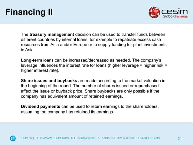 Cesim Global Challenge International Business Simulation and Strategy ...