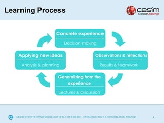 Cesim Global Challenge International Business Simulation and Strategy ...