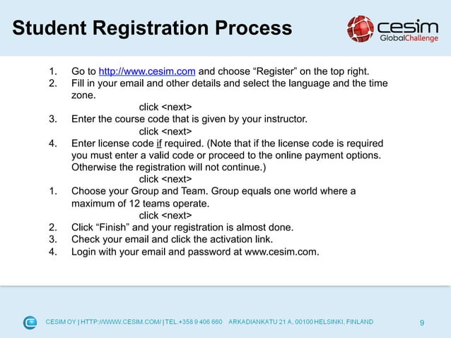 Cesim Global Challenge International Business Simulation and Strategy ...