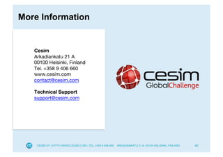 Cesim Global Challenge Introduction | PDF