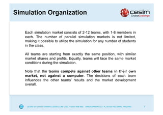 Cesim Global Challenge Introduction | PDF