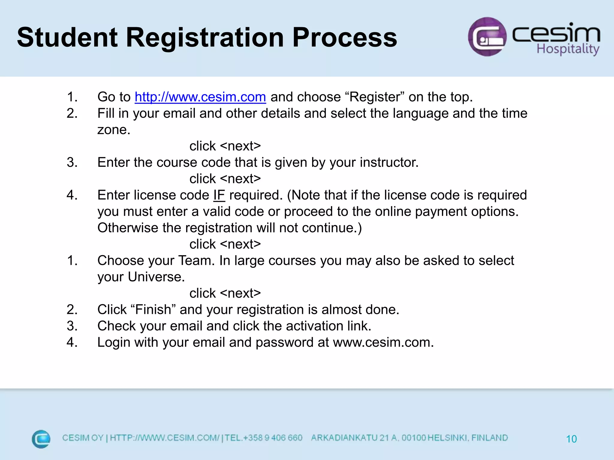 Cesim Hospitality Hotel and Restaurant Management Simulation Game Guide ...