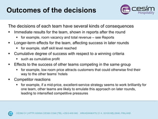 Cesim Hospitality Hotel and Restaurant Management Simulation Game Guide ...