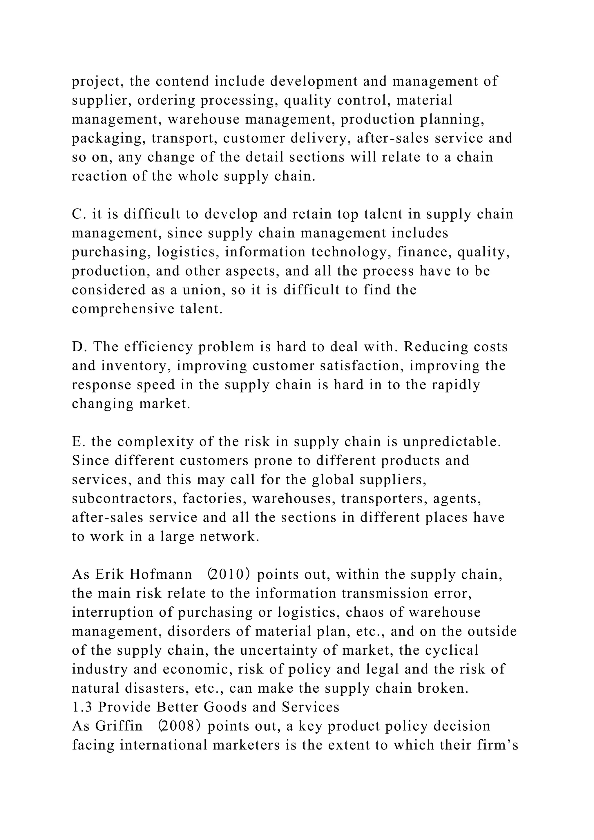 CESIM Personal Reflection Introduction International.docx