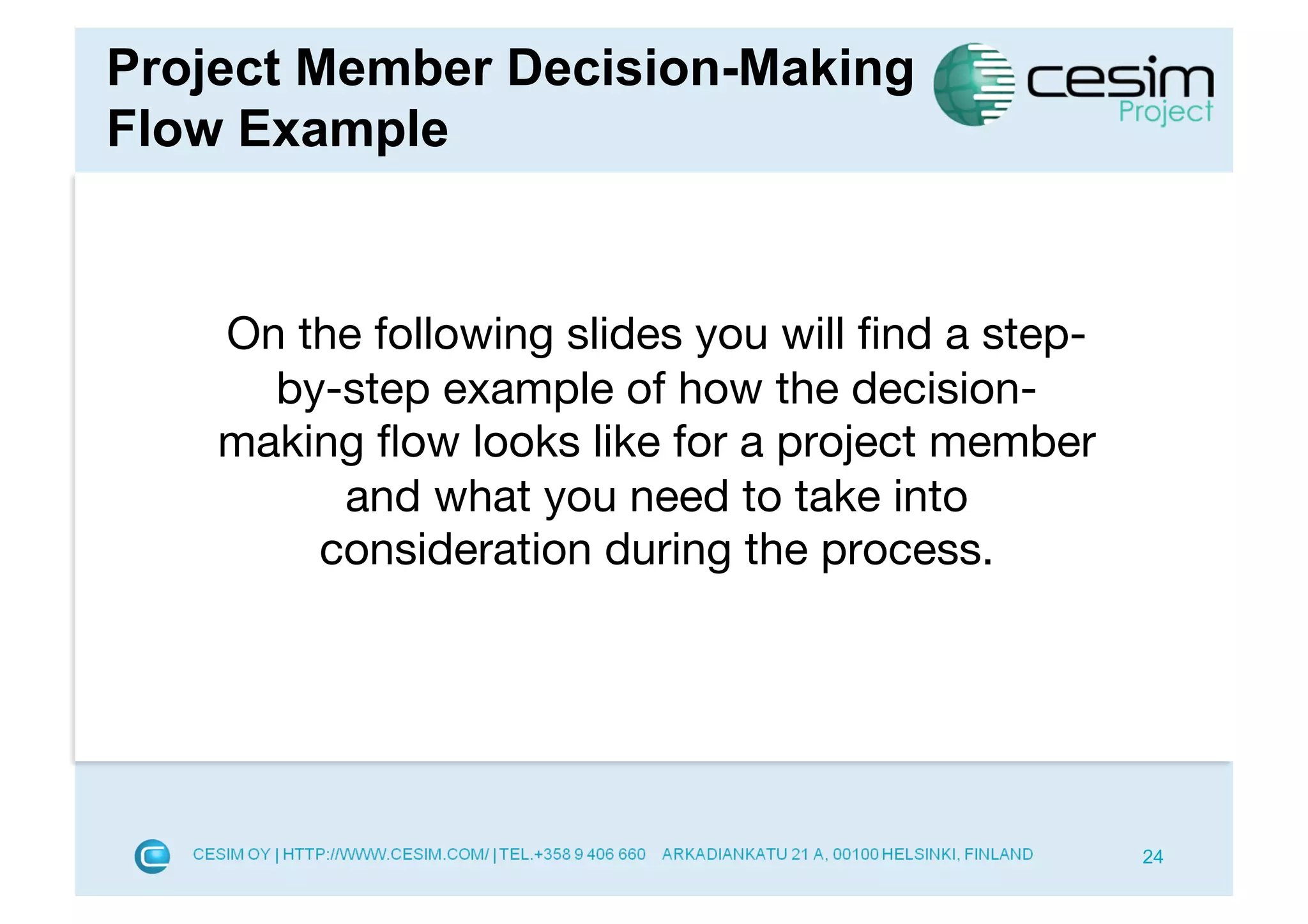 Cesim Project Project Management Simulation Game Guide Book | PDF