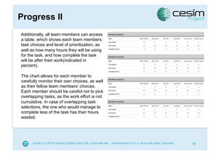 Cesim Project Project Management Simulation Game Guide Book | PDF